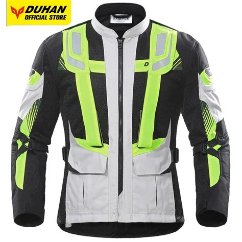 Duhan Motorcycle Jacket Breathable Mesh Fabric Motorbike Jacket