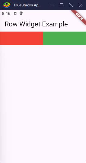 flutter row widget building horizontal layouts