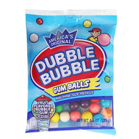 View Dubble Bubble Gum Balls Machine Sized