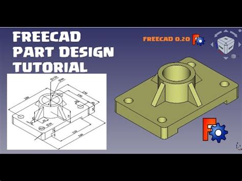 FreeCad 0 20 Part Design Tutorial 3 YouTube