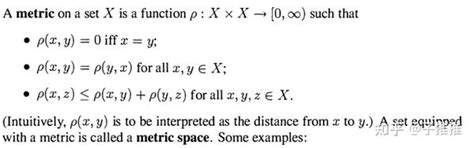 实分析笔记 0 6 序言 度量空间 知乎