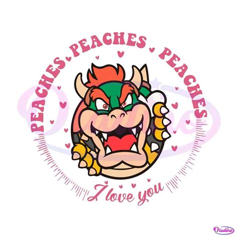 Princess Peach Super Mario Mushroom Kingdom Svg Cutting File Oladino