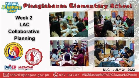 Pinaglabanan Elementary Schoolcommences Its First National Learning Camp