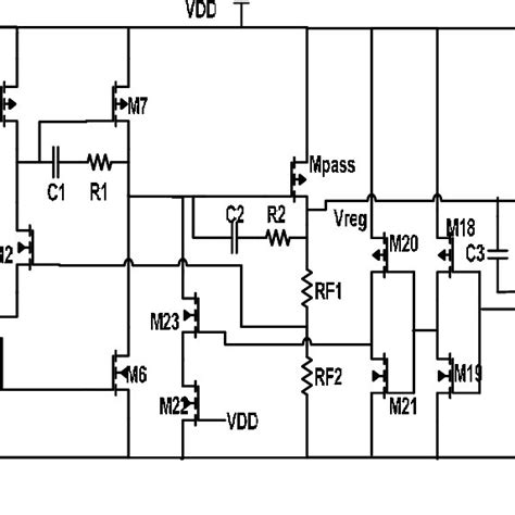 Schematic Proposed Low Drop Out Regulator Download Scientific Diagram