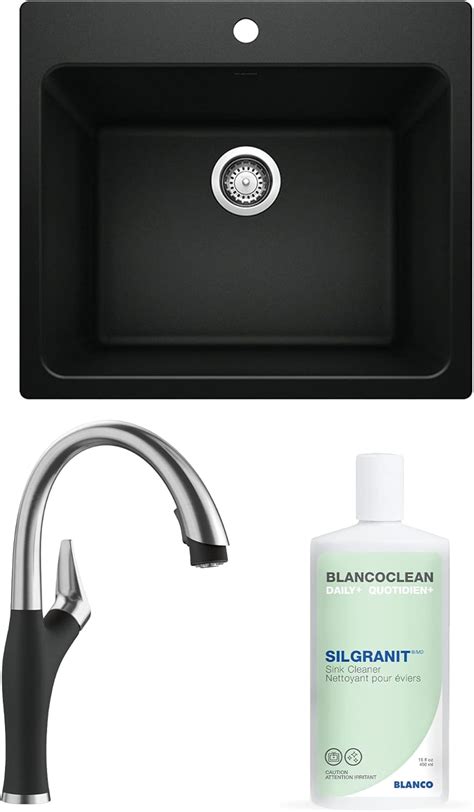 Blanco Bu 442924 Liven Silgranit Dual Mount Laundry Sink 25 L X 22 W
