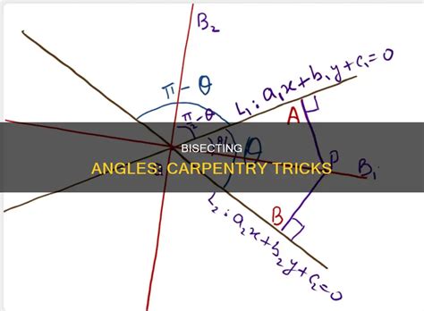 Bisecting Angles Carpentry Tricks Shunshelter
