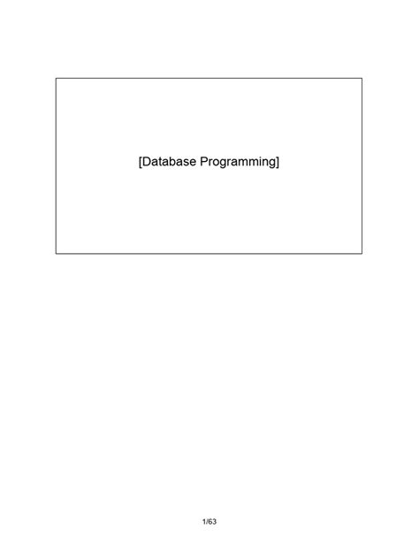 Mysql Pdf Sql Database Transaction