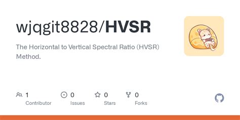 Github Wjqgit8828hvsr The Horizontal To Vertical Spectral Ratio