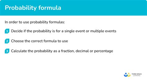 Probability Formula Gcse Maths Steps Examples And Worksheet