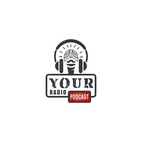 Premium Vector Radio Announcer Logo Design Vector Illustration Premium Vector Radio Announcer Logo Design Vector Illustration