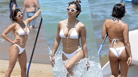 Diane Guerrero In A White Bikini Scrolller