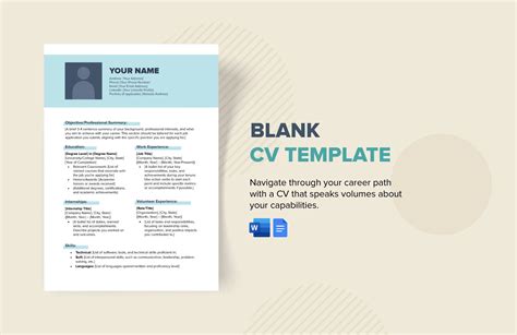Free Editable CV Templates In Word To Download