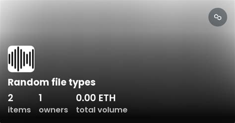 Random File Types Collection OpenSea