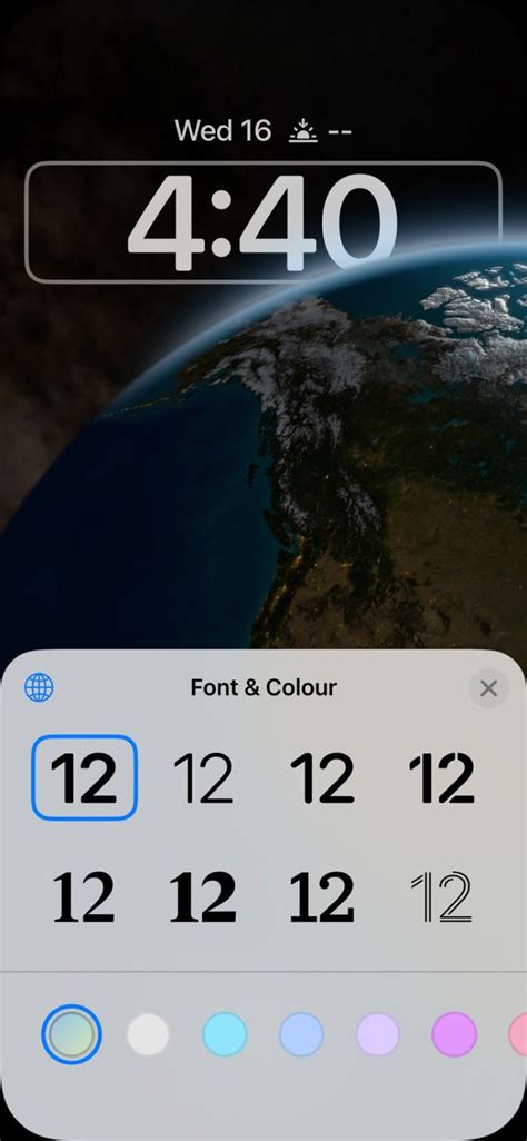 How To Change Time And Clock Font On IPhone Pttrns