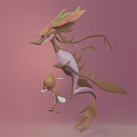 🐉 Pokemon Skrelp And Dragalge・ Stl File For ・cults