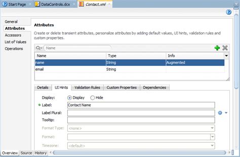 Oracle Jdeveloper 12c 1213 Tutorials Using A Bean Data Control