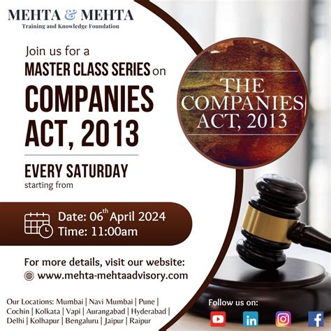 Mehta And Mehta On Linkedin Mehtaandmehta Masterclass Series Webinar