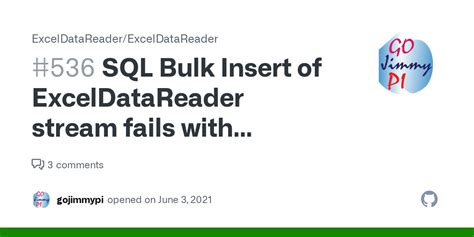 Sql Bulk Insert Of Exceldatareader Stream Fails With Specified Method