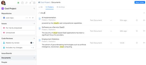 プロジェクトドキュメント Jetbrains Space ドキュメント