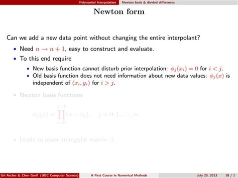 2 Polynomial Interpolation Ppt