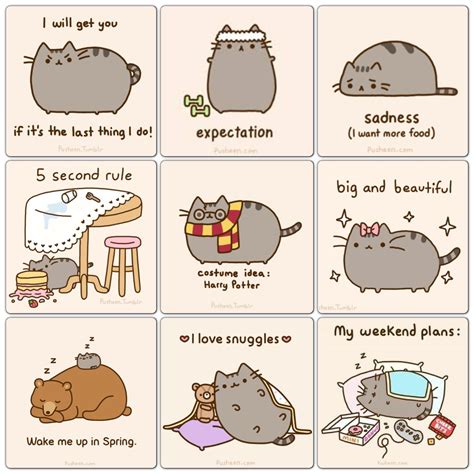 Pusheen Thanksgiving Wallpapers Wallpaper Cave