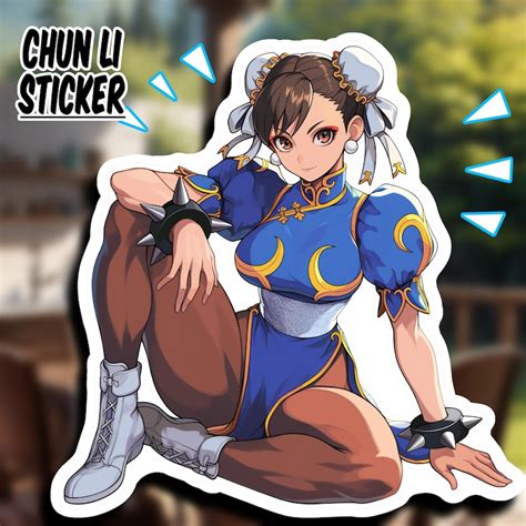 Chun Li Street Fighter Chibi Sticker Etsy