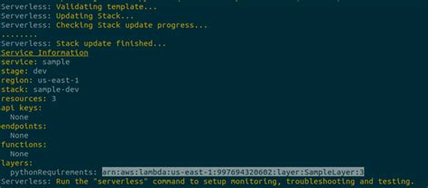 managing aws lambda layer with serverless framework — python by anoop