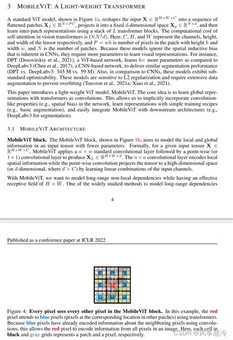 【文献解读】“mobilevit:轻量级、通用目的、移动友好的视觉变换器”。 Csdn博客 【文献解读】“mobilevit:轻量级、通用目的、移动友好的视觉变换器”。 Csdn博客