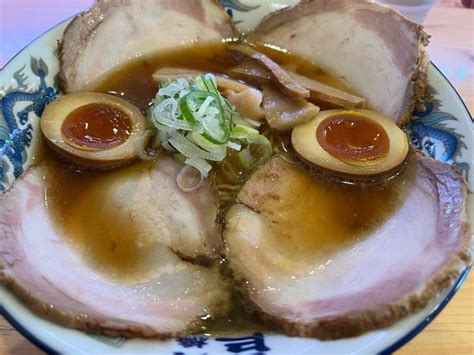 中華そば チャーシュー煮卵中華そば 大橋家 巨泉のレビュー ラーメンデータベース