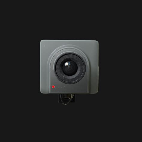 Artstation Cctv Camera Vr Ar Low Poly 3d Model Game Assets