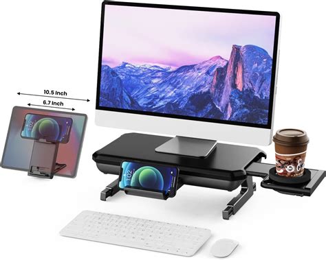Fallser Adjustable Height Laptop And Monitor Stand For Desk