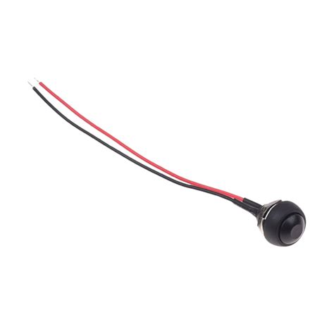 Interruptor Push Button 12mm Pbs 33b Color Negro