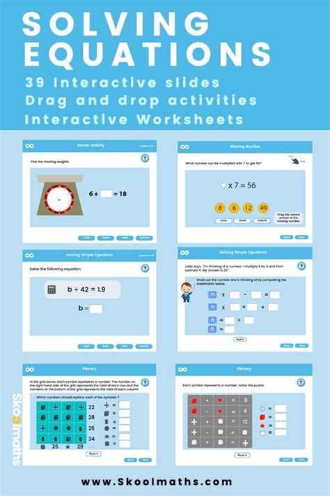 Solving Equations And Missing Number Problems Year 6 Teaching Resources Solving Equations