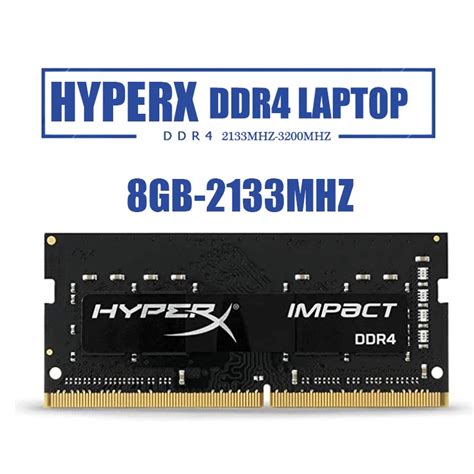 Local 24H Kingston HyperX Impact DDR4 Laptop RAM SODIMM 8GB 16GB 4GB 3200MHz 2133MHz 2400MHz 1