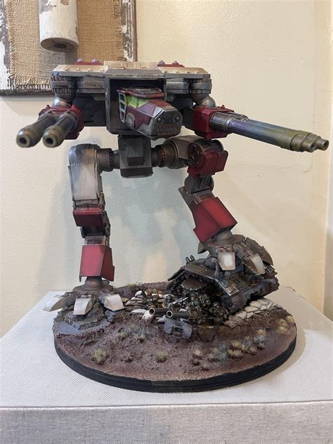 Finished My Lucius Pattern Warhound Titan R Printedwarhammer