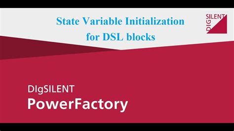 State Variables Initialization Of Dynamic Models Youtube