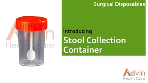 Stool Collection Container Youtube