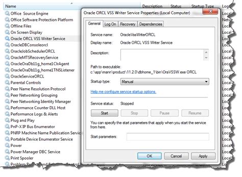 slow windows startup after oracle installation reason and solution