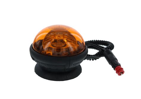 Magnetic Ellipse Flashing Beacon 12v Mounted Bulb Vignal Vignal Group
