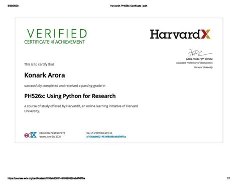 Konark Arora On Linkedin Succesfully Completed Ph526x Using Python