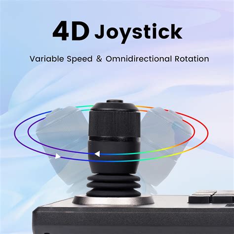 Ptz Camera Keyboard Controller 4d Joystick Poe Ip Ptz Controller With Lcd Screen For Meeting