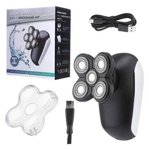 다기능 전기 면도기 남성용 충전식 5 면도 헤드 수염 면도 헤드 헤어 트리머 면도기 클리퍼 얼굴 장치 티몬