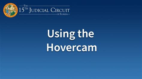 Using The Hovercam In The Courtroom Youtube