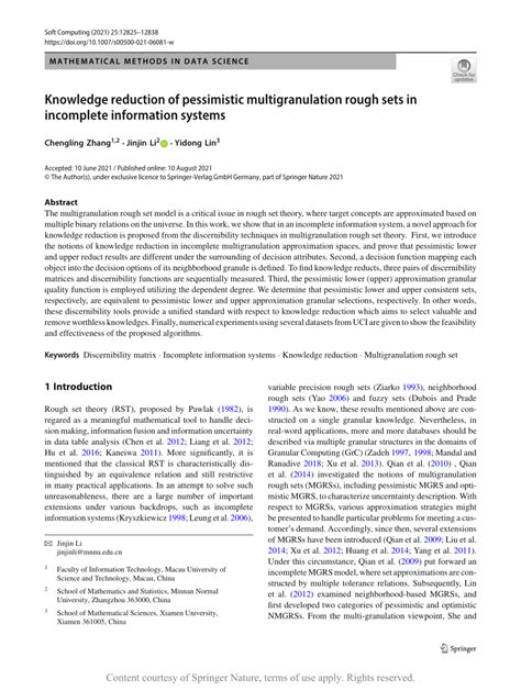 Knowledge Reduction Of Pessimistic Multigranulation Rough Sets In