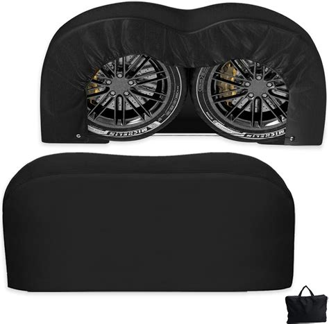 Dual Axle Tire Covers 2 Pack Fits 30 27 Dia Tires