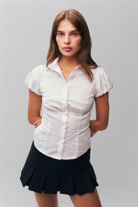 Pleated Micro Mini Skirt Guizio