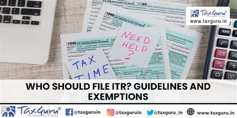 Who Should File Itr Guidelines And Exemptions