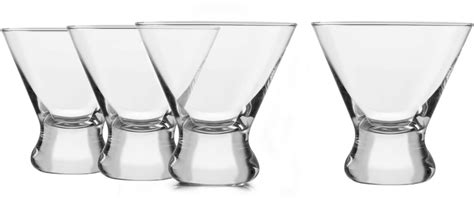 Libbey 4pc Stemless Cosmopolitan Cocktailmartini Glasses Dishwasher