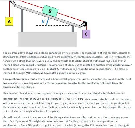 Solved B A E C The Diagram Above Shows Three Blocks Chegg
