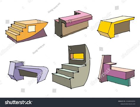 Display Counter Design Idea Vector Illustration Stock Vector Royalty Free